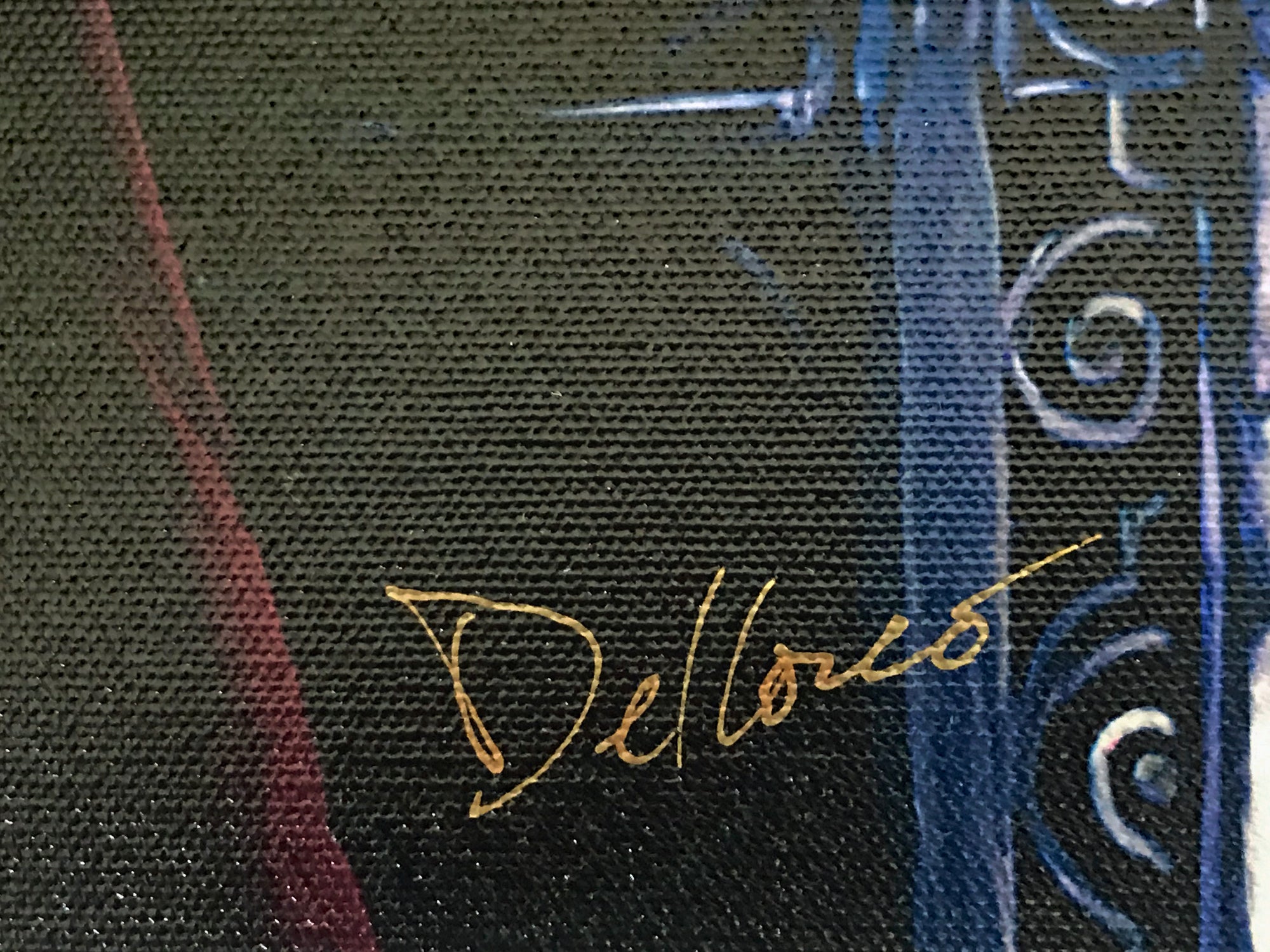 Masquerade Chris Dellorco Canvas Giclée Artist Hand Signed Numbered ...